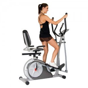 Body Rider 3-in-1 Trio-Trainer, Silver/Red - Top Healthy Store
