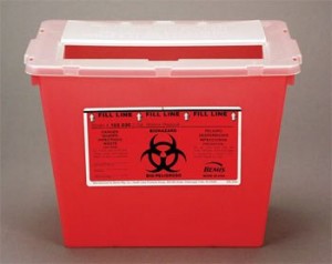 2 Gallon Red Sharps Container - Top Healthy Store
